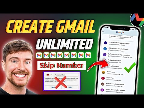 Unlimited Gmail Account Without Phone Verification | Unlimited Gmail Create Method 2025 Create Gmail