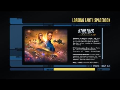 Star Trek Online battle at the binary stars (simulation)
