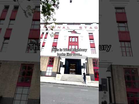 What Does Highbury Stadium Look Like Now? #arsenalfc #football