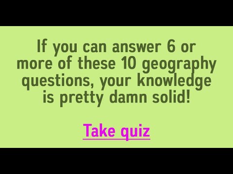 Test Your Global Knowledge: 10 Fun Trivia Questions and Answers