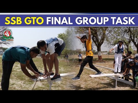 SSB GTO Final Group Task Practice Video Lecture - Preparation Tips for SSB Interview - CDS