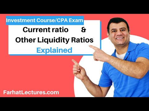 Current ratio and other Liquidity Ratios explained