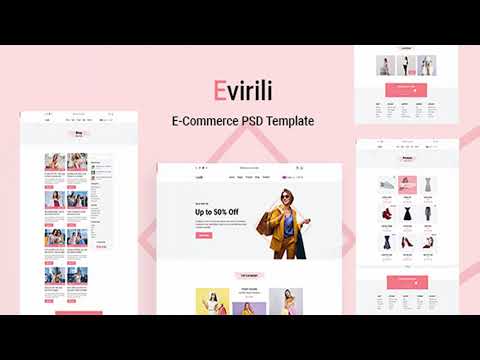 Evirili - eCommerce PSD Template | Themeforest Website Templates and Themes