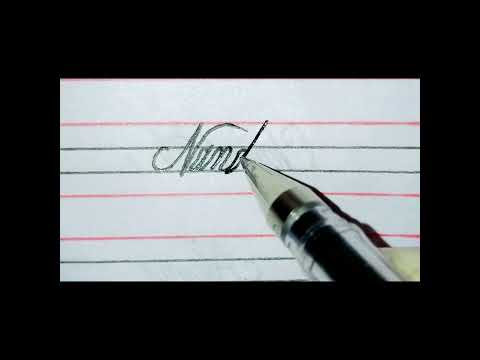 Name of Nandita write ✍️ in beautiful cursive style.||. Comment your name to write a name.