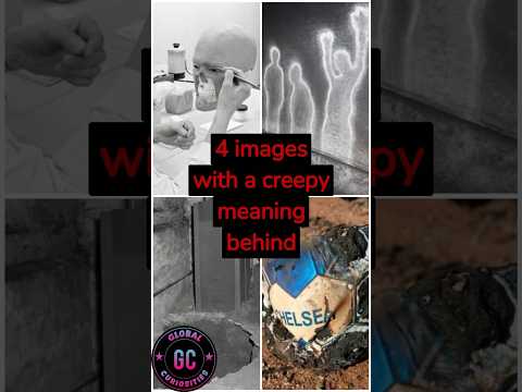 4 images with a creepy meaning behind #tragedy #horror #creepy #creepyphoto #globalcuriosities