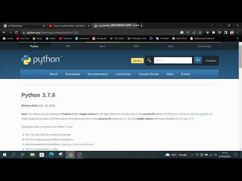 Python 3.7.6 Installation | Most stable Python Version | Python Software House in Faisalabad