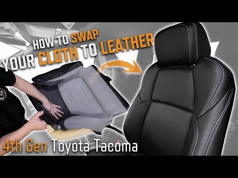 DIY Toyota Tacoma Cloth To Leather Seat Conversion | Installation Overview - LeatherSeats.com