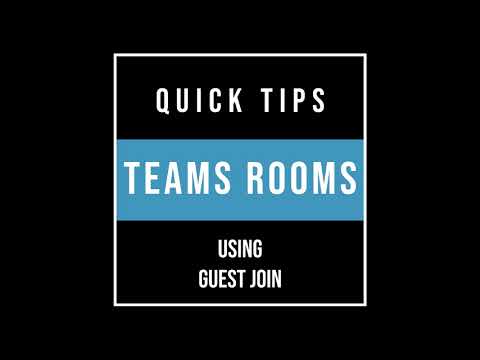 Teams Rooms Quick Tips: Using Guest Join (Cisco Webex)