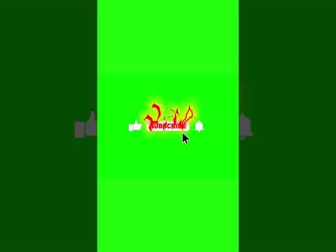 Animated Subscribe Button Green Screen #06 #shorts