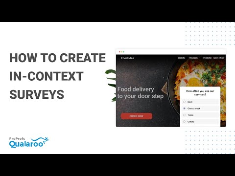 How to Create In-Context Surveys