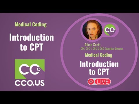 LIVE Medical Coding -Introduction to CPT