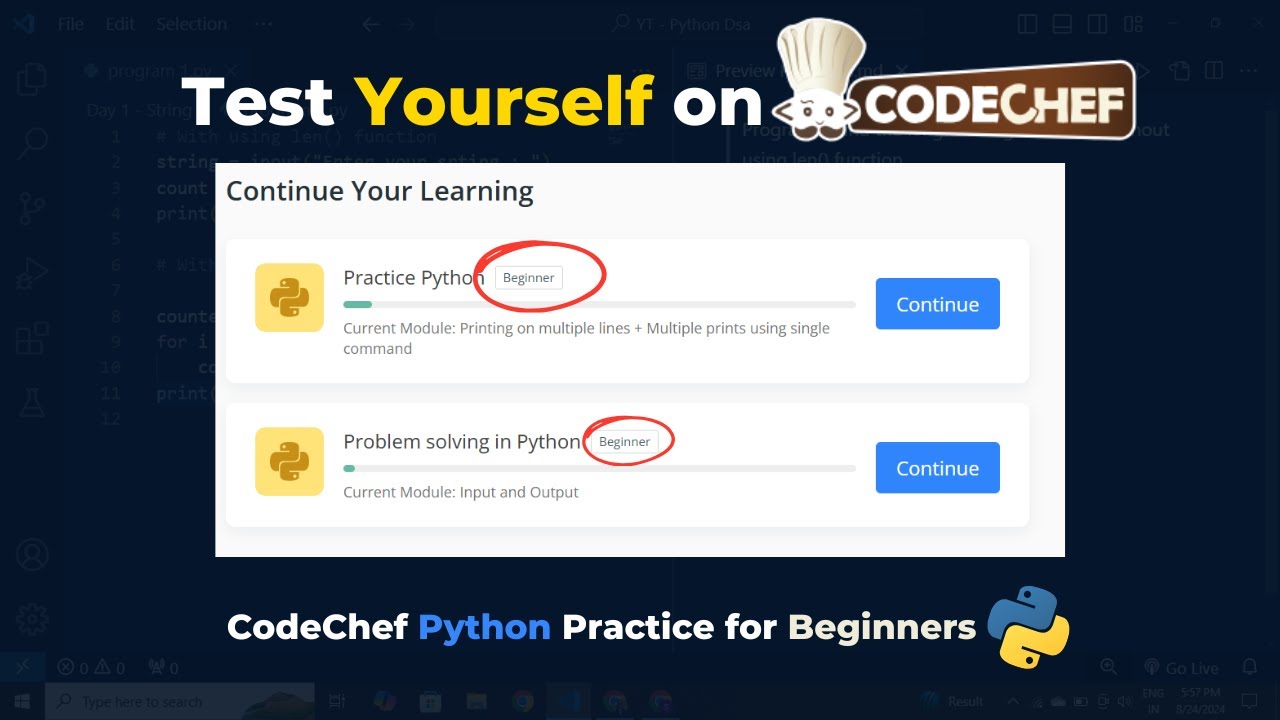 Solve This Basic Python Problem and Test Your Skills! | CodeChef