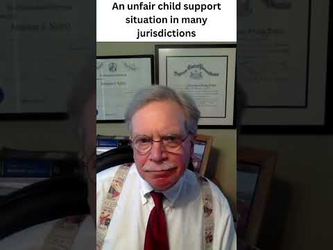 AN UNFAIR CHILD SUPPORT SITUATION #childsupport #divorce #thepracticaldivorcelawyer #shorts