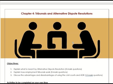 ADR Lesson 1 of 3: Describe and Explain ADR
