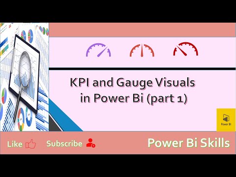 KPI & Gauge Visuals in Power BI (Part 1)