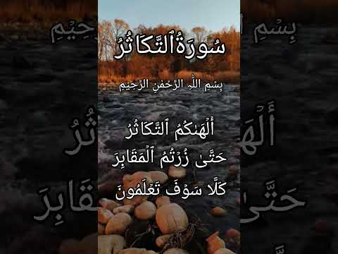Surah Takasur Beautiful Recitation