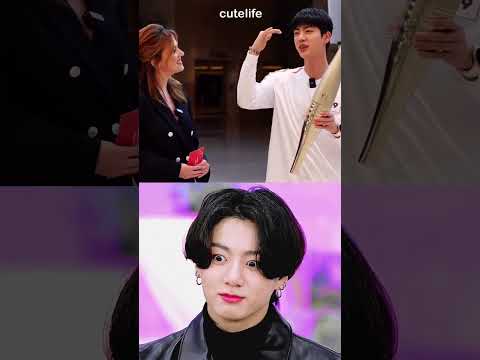 jin flirt with girl @CuteLife #shorts