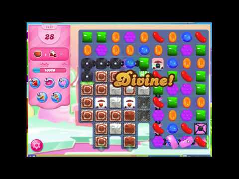 Candy Crush Level 2452 Audio Talkthrough, 2 Stars 0 Boosters