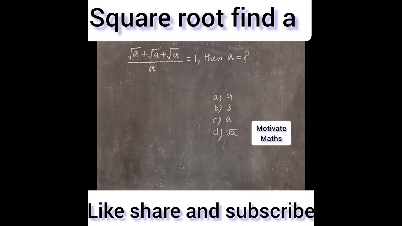 #square#root#math#easy