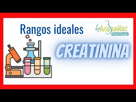 Existen rangos ideales de CREATININA 🤔