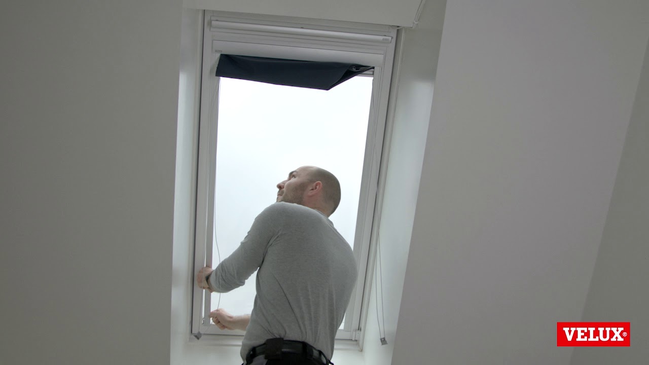 Demonter VELUX gardin