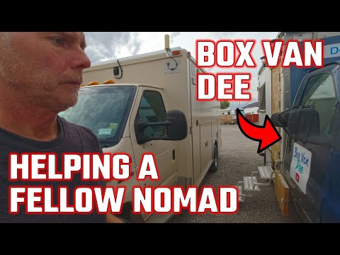 Box Van Dee's Rig Is Dead In Quartzsite So I'm Going To Try And Help Her | Nomad Life