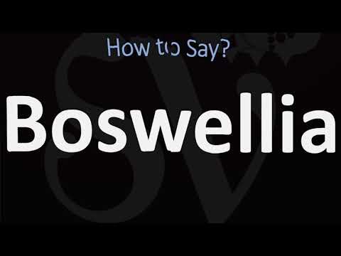 How to Pronounce Boswellia? (CORRECTLY)