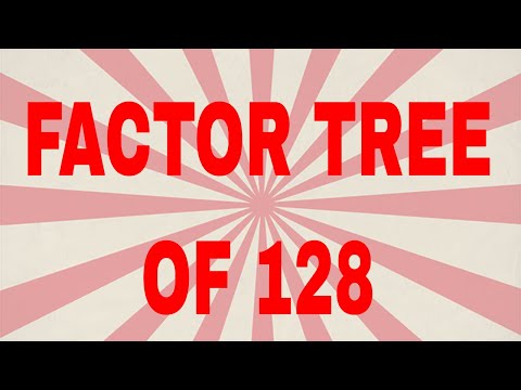 Factor tree of 128|Prime factor tree