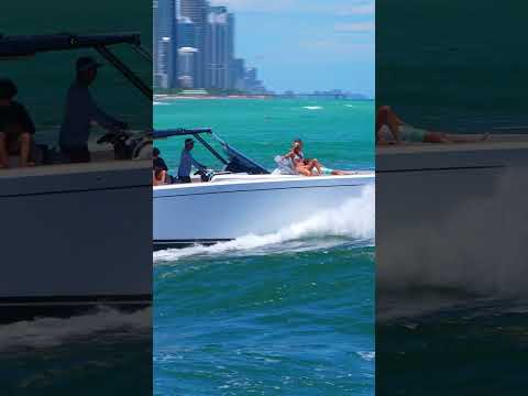 The Pardo 38 Inboard is an impressive powerboat that can handle waves with ease, Deep-V hull