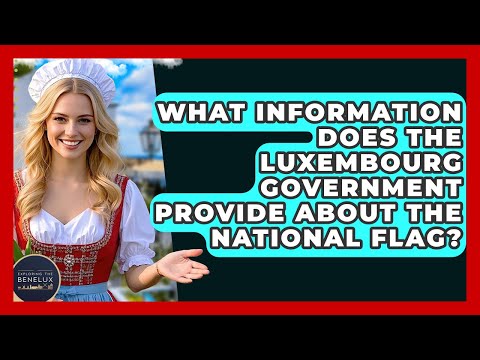 What Information Does The Luxembourg Government Provide About The National Flag?