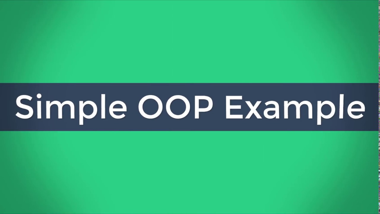 Simple OOP Example in Visual Basic