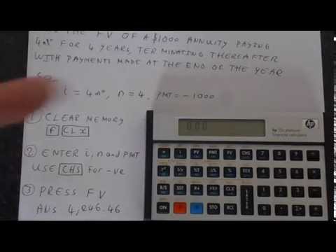 HP-12C (Platinum): Ordinary Annuities