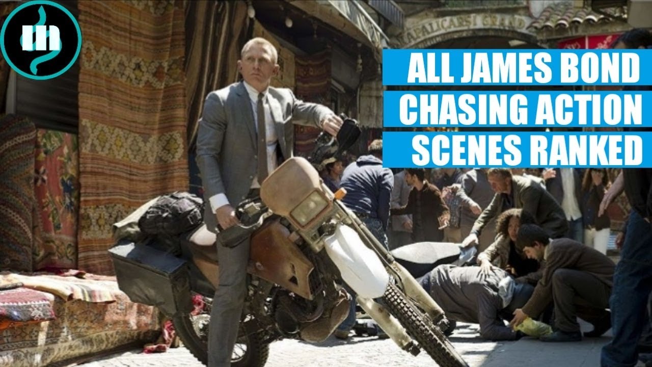 JAMES BOND's Most Iconic Chasing Scenes Ranked | You'll Agree With The First One😉 #jamesbond