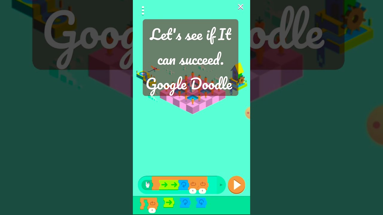 Google Doodle coding puzzle level 5 easiest solution