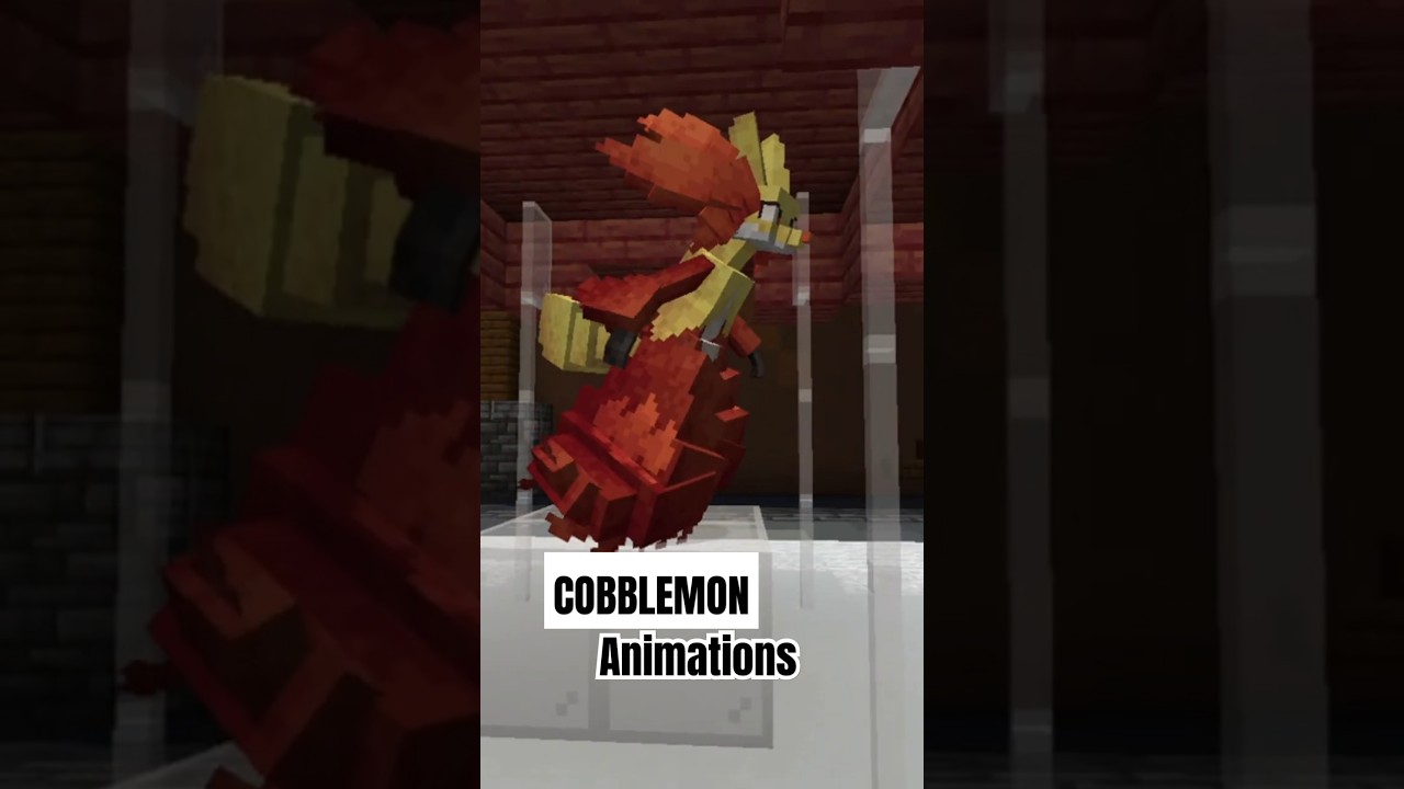 Delphox Animations:Cobblemon Minecraft Pokemon#cobblemon #pokemon #minecraft #animation #pixelart
