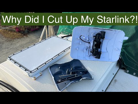 51. How to Modify Your STARLINK Dish to a Waterproof Flat Mount for OFFSHORE Sailing.
