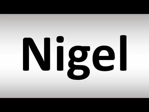 How to Pronounce Nigel