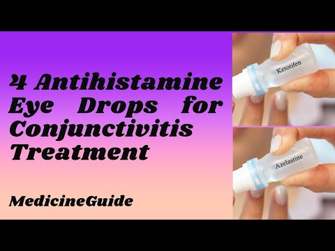 4 Antihistamine Eye Drops for Conjunctivitis Treatment #conjunctivitis #conjunctivitistreatment #yt