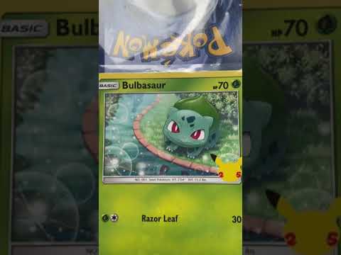Bulbasaur 25th Anniversary McDonald’s Edition