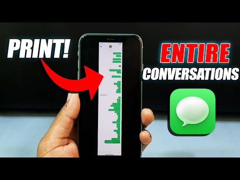 How do I Print Text Messages from My iPhone?
