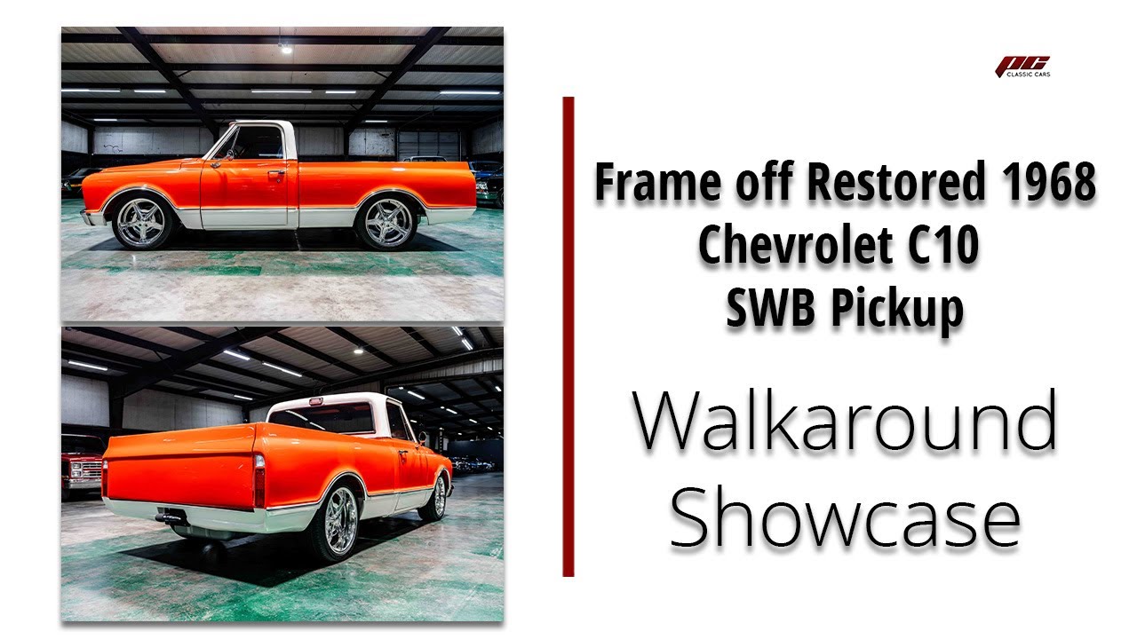 Get Your 'Agent Orange' Pickup Truck - 1968 Chevrolet C10 SWB With ...