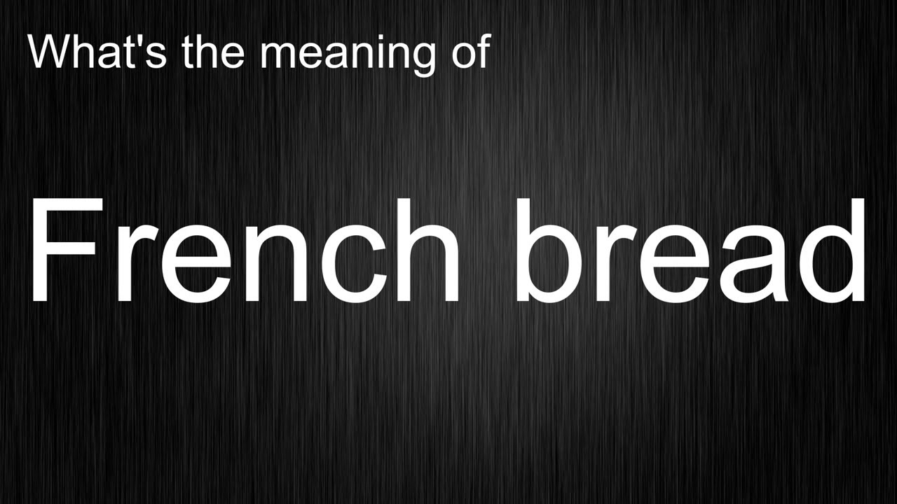 What's the meaning of 