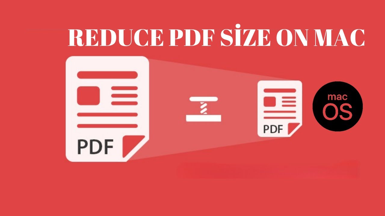 Reduce PDF size on Mac **No external app required**