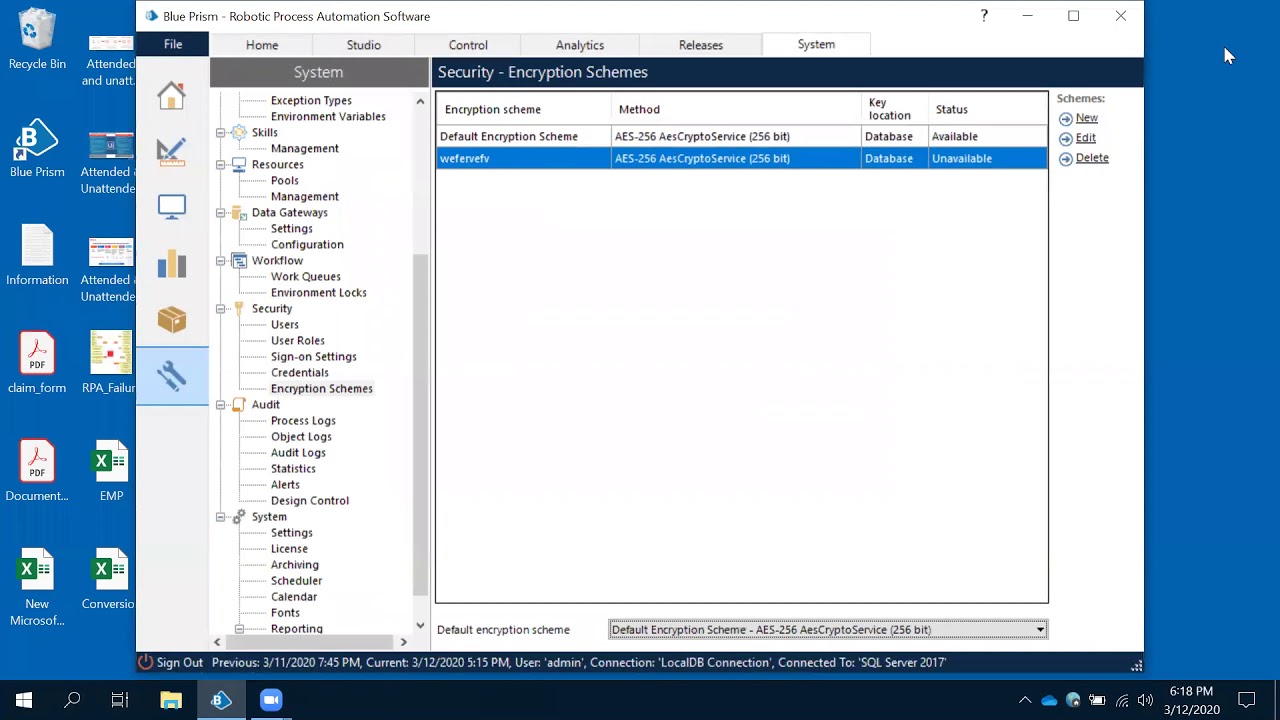 Blueprism | Credentials | Username - Password Management