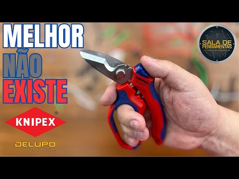 THE WORLD'S BEST SCISSORS FOR ELECTRICIANS KNIPEX 95-05-20 #knipex
