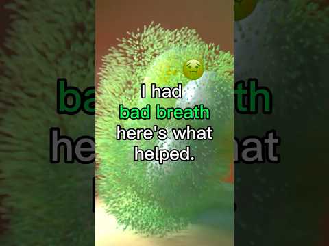 Bad breath is OPTIONAL! Help with your oral and gut health with this simple trick #oralcare #breathe