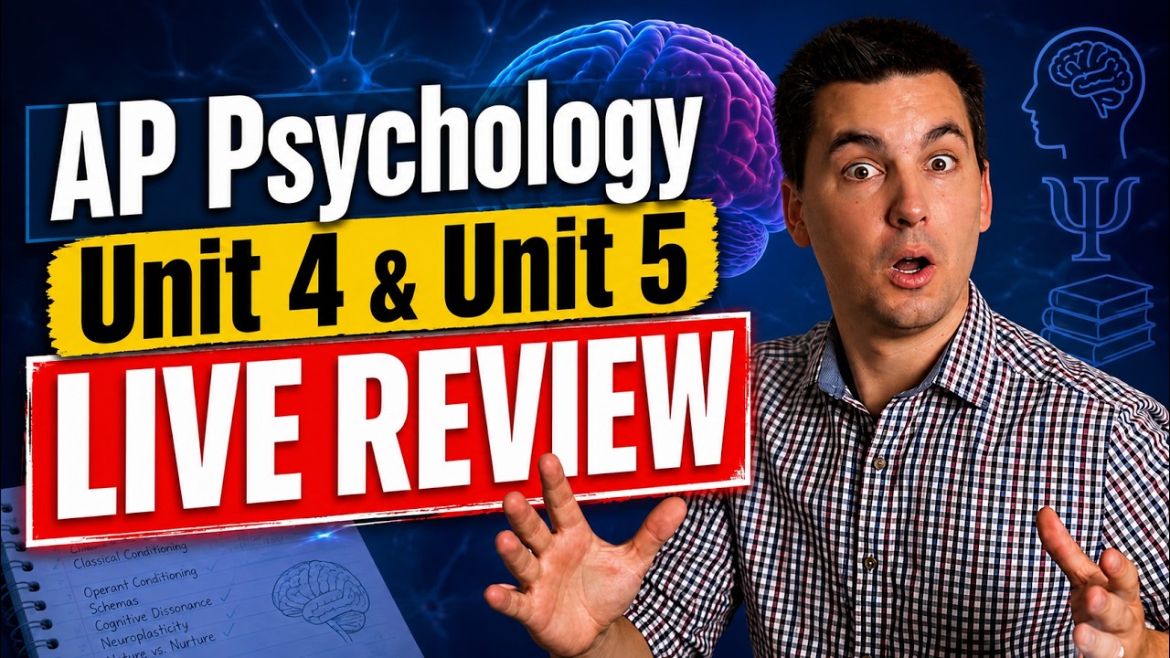 AP Psychology Unit 4 & 5 Live Review!