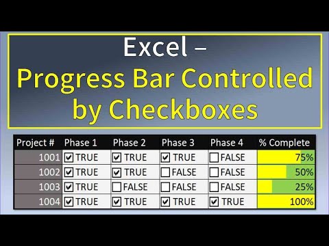 Excel Progress Bar Controlled by Checkboxes