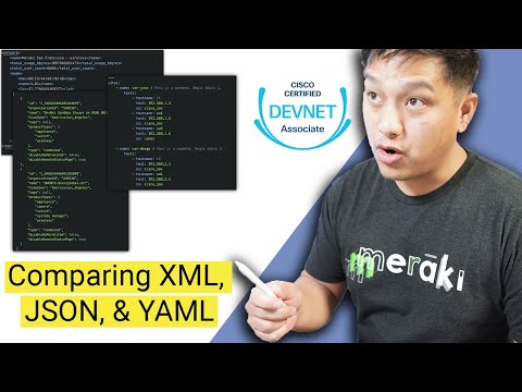 Comparing XML, JSON, and YAML (DevNet)