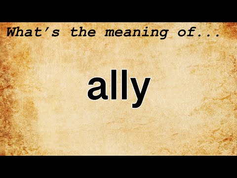 Ally Meaning : Definition of Ally